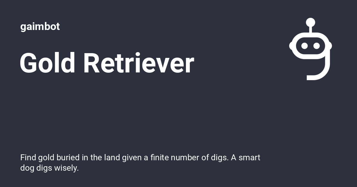 Gold Retriever - gaimbot